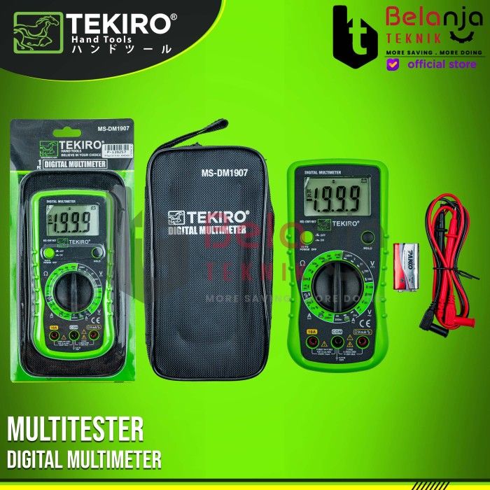 Tekiro Digital Multimeter Multitester Digital Multi Tester Avo Meter ...