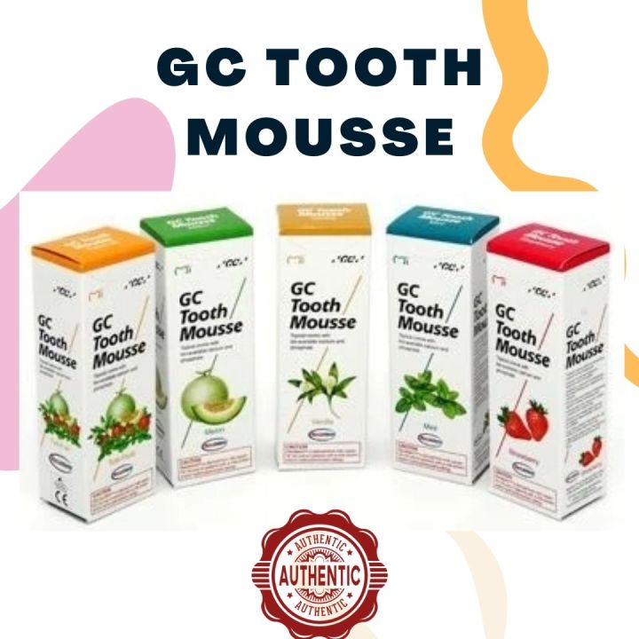 GC TOOTH MOUSSE ORIGINAL AND BEST RECOMMENDED BY DENTISTS | Lazada PH