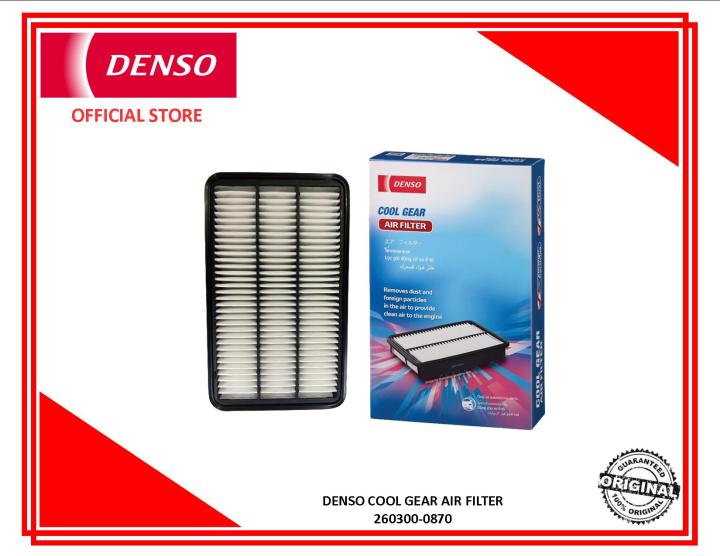 Denso Cool Gear Air Filter 0870 for Toyota Camry 1991-2001 3SFE/5SFE ...