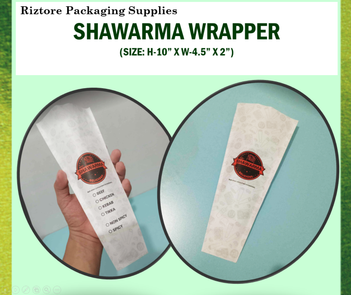 Shawarma Pouch/Wrapper 100pcs/Pack | Lazada PH