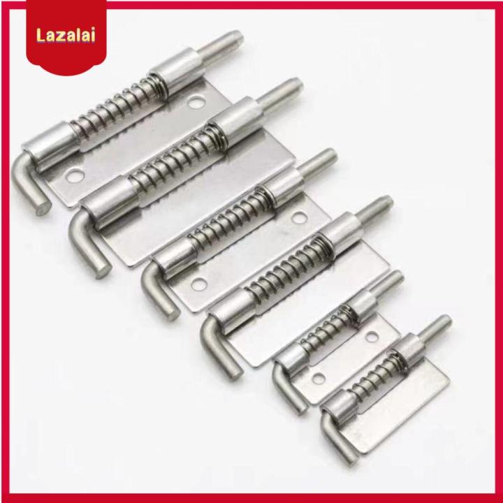 LAZALAI Anti-theft Spring Loaded Door Lock Bolts Catch Lock Padlock ...