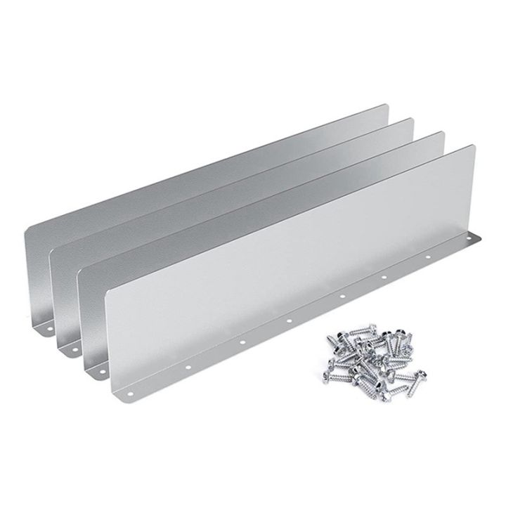 4Pcs Rainwater Valley Gutter Splash Guard Rain Drip Gutter Guard For ...