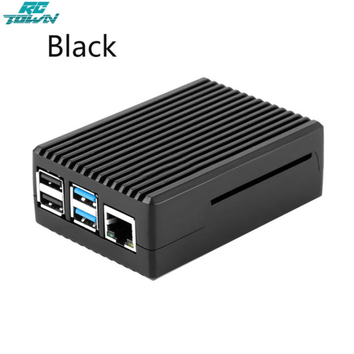 Raspberry Pi 4 Model B Black Dark Gray Aluminum Alloy Case Passive ...
