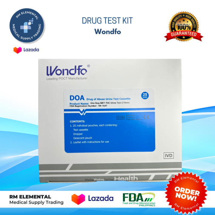 Drug Test Kit , ( MET-THC ) ( Urine Specimen 3 Lines ), 25 kits/box ...