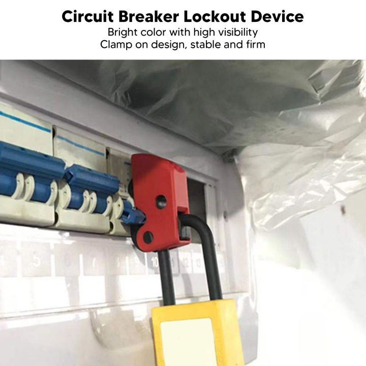 MCB Lockout Device Circuit Breaker Lock Clamp on Design for Electrical ...