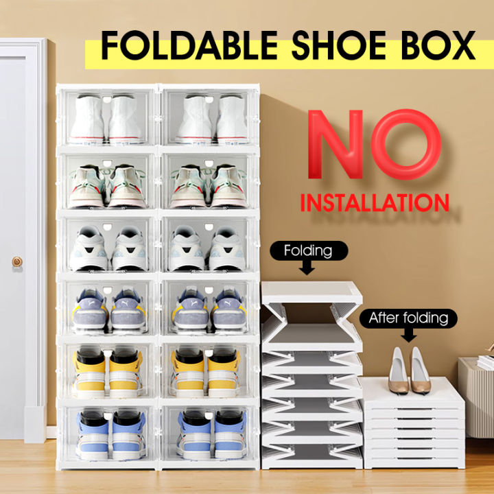 【SG】HXR Foldable Shoe Box Installation Free (3 Pcs/6 PCS Bundle ...