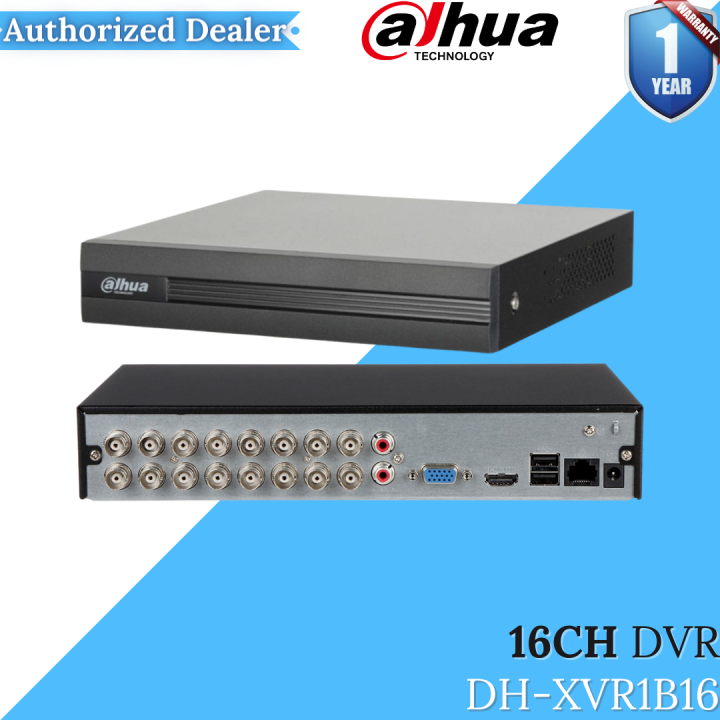 Dahua DVR DH-XVR1B16 16 Channel Digital Video Recorder - 1 Year Warranty! | Lazada PH