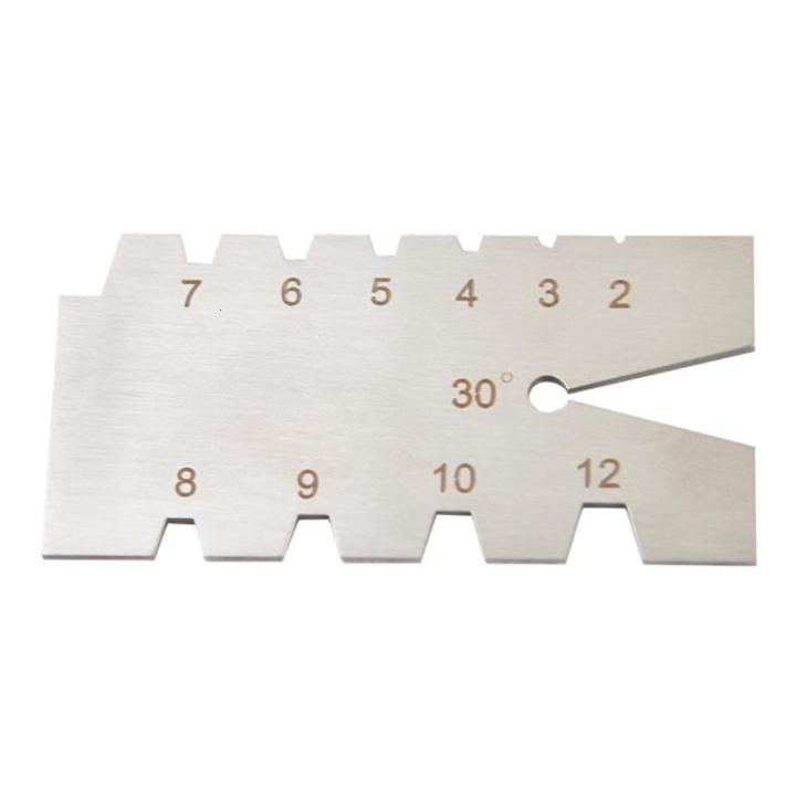 Thread Gauge Lathes Measuring Tool Stainless Steel Cutting Angle Gage ...