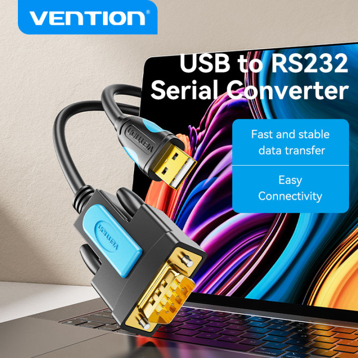 Vention USB to RS232 Serial Converter Compatible with Windows 8/8.1/10 ...