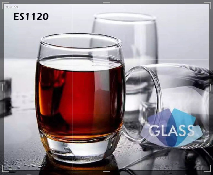 Delisoga Deli Glassware Glass Transparent Drinking Set 6pcs 200mL 8cm ...
