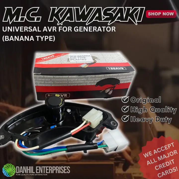 MC KAWASAKI UNIVERSAL AVR FOR GENERATOR (2 types) | Lazada PH