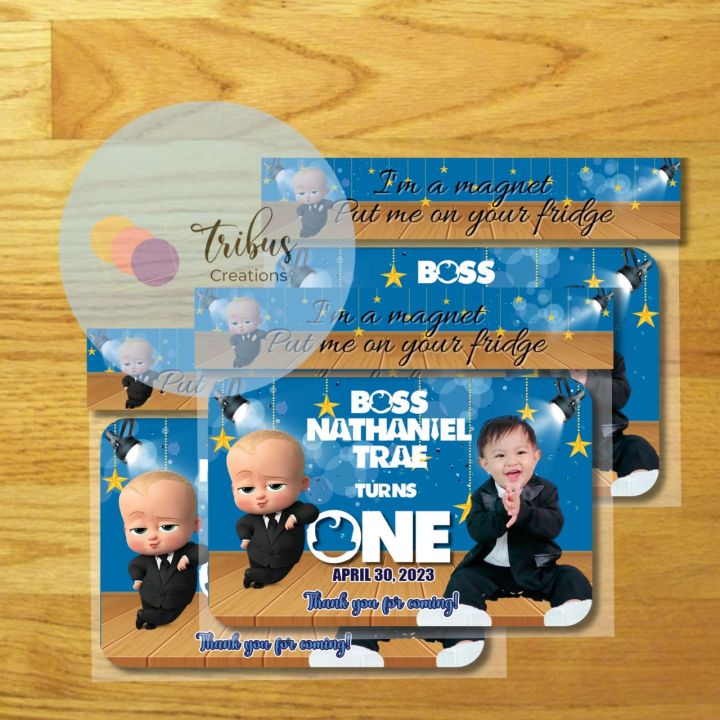 Boss Baby Theme Ref Magnet Souvenir (Glittery) | Lazada PH