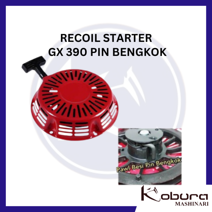 RECOIL STARTER GX 390 PIN BENGKOK KAP ENGKOL TARIKAN ENGINE UNTUK MESIN PENGGERAK HONDA | Lazada ...