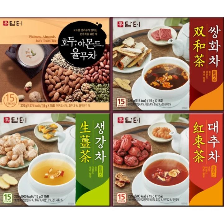DAMTUH Korea Ginger Tea生姜茶 /Herbal Tea韩茶/Jujube Tea红枣茶/Ssanghwa Tea双合茶 ...