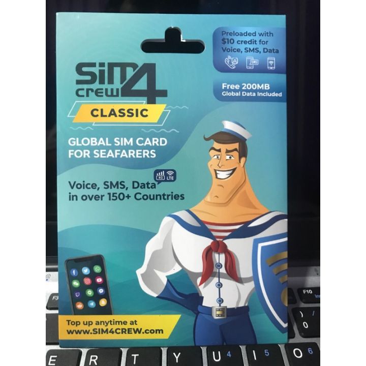 Sim4crew Classic Sim Card | Lazada PH