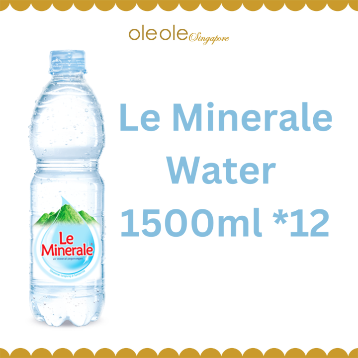 Le Minerale Water 1 Carton (1500ml*12/ 600ml*24/330ml*6pcs) | Lazada Singapore