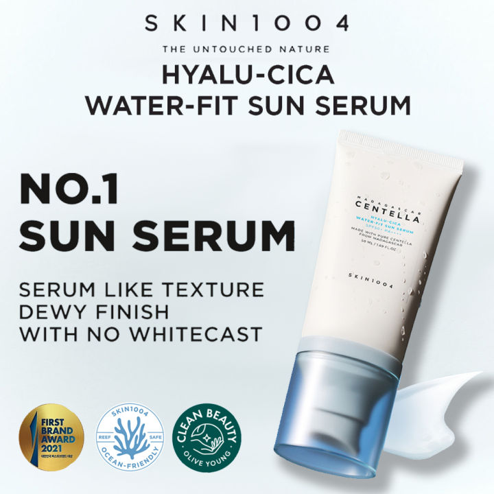 SKIN1004 Sunscreen Madagascar Centella Hyalu-Cica Water-Fit Sun Serum ...