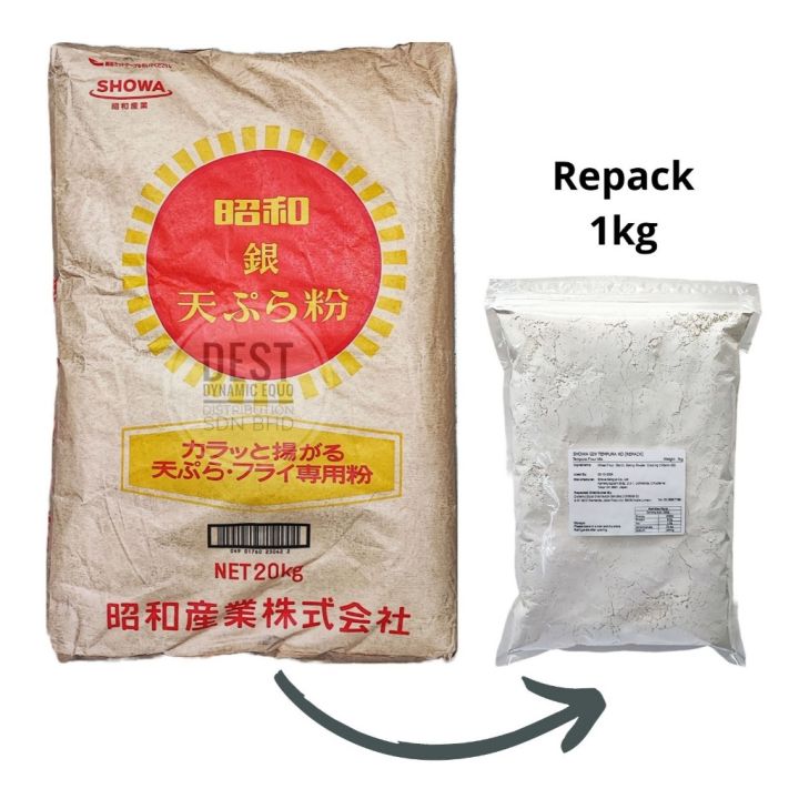[REPACK] Showa Gin Tempura Ko 1kg Tempura Fry Flour Mix | Lazada