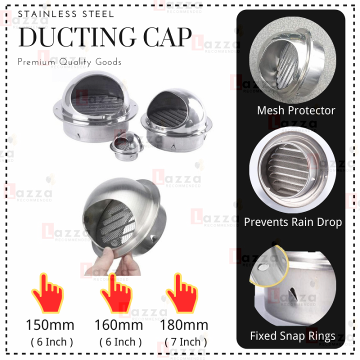 Stainless Steel Wall Ceiling Air Vent, Ducting Ventilation Exhaust ...