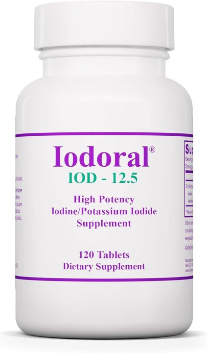 Iodoral 12.5 mg - Original High Potency Lugol Solution Iodine ...