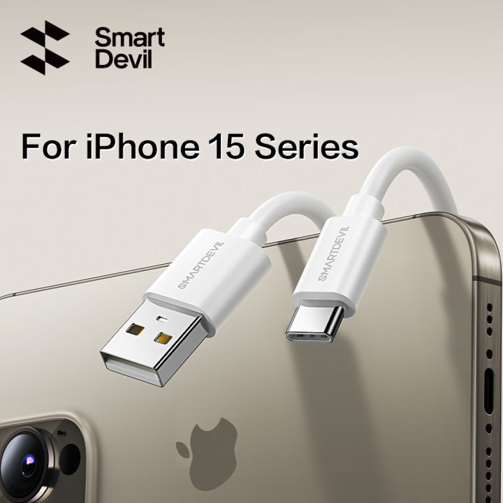 SmartDevil 0.25M USB-C Cable Fast Charging for iPhone 15 Pro Max 15 ...