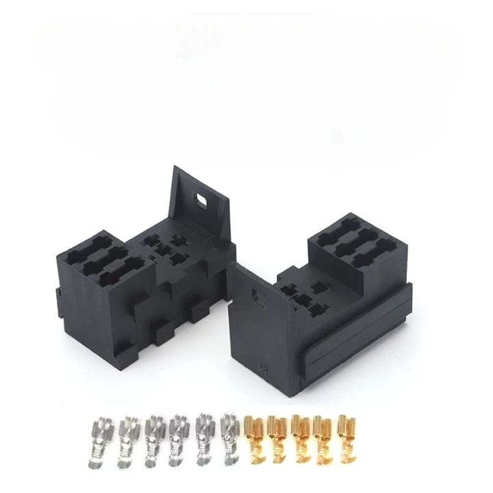 Automotive 3 Way Fuse Holder Box 1 Relay Socket for Truck/SUV/Trailer ...