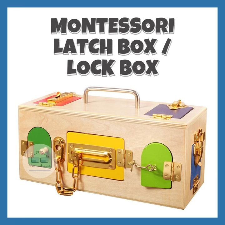 Montessori Lock Box / Latch Box (Life Skill Activity)Montessori Latch ...