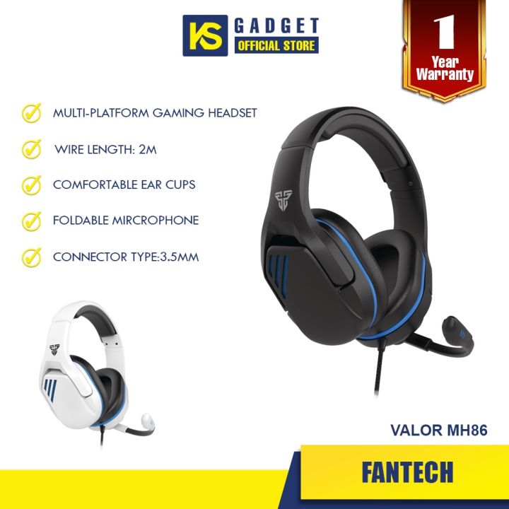 [READY STOCK]FANTECH MH86 Valor Multi Platform Gaming Headset | Lazada
