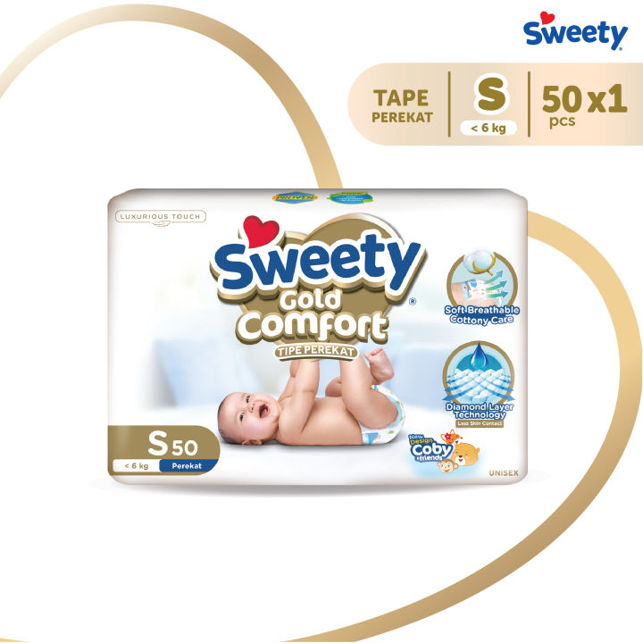 Sweety Popok Gold Comfort S50 | Lazada Indonesia
