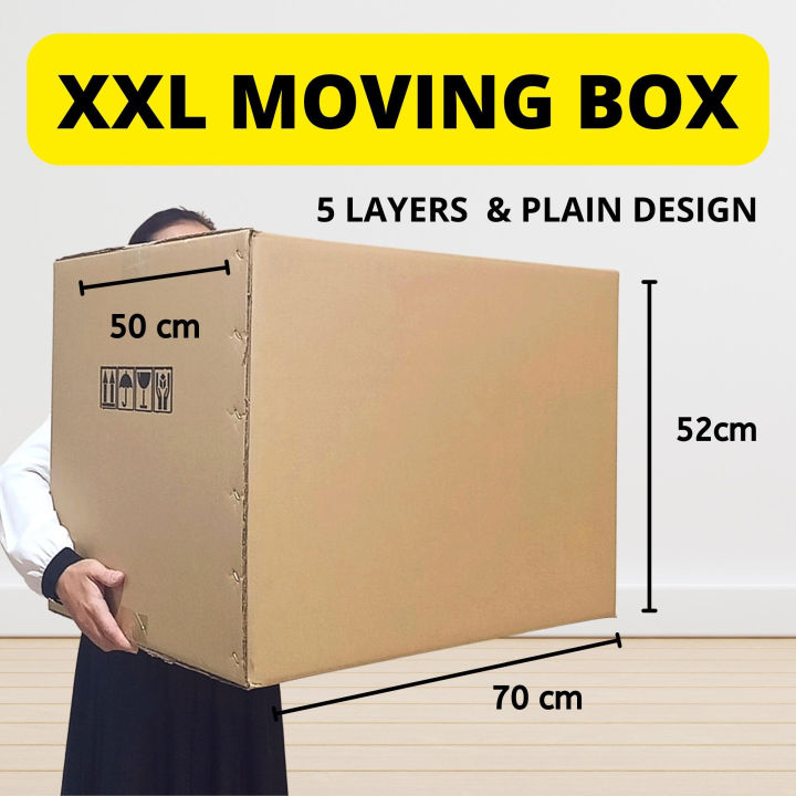 5 Pcs XXL Box Carton 5 Layers Double Wall Moving Box | Lazada