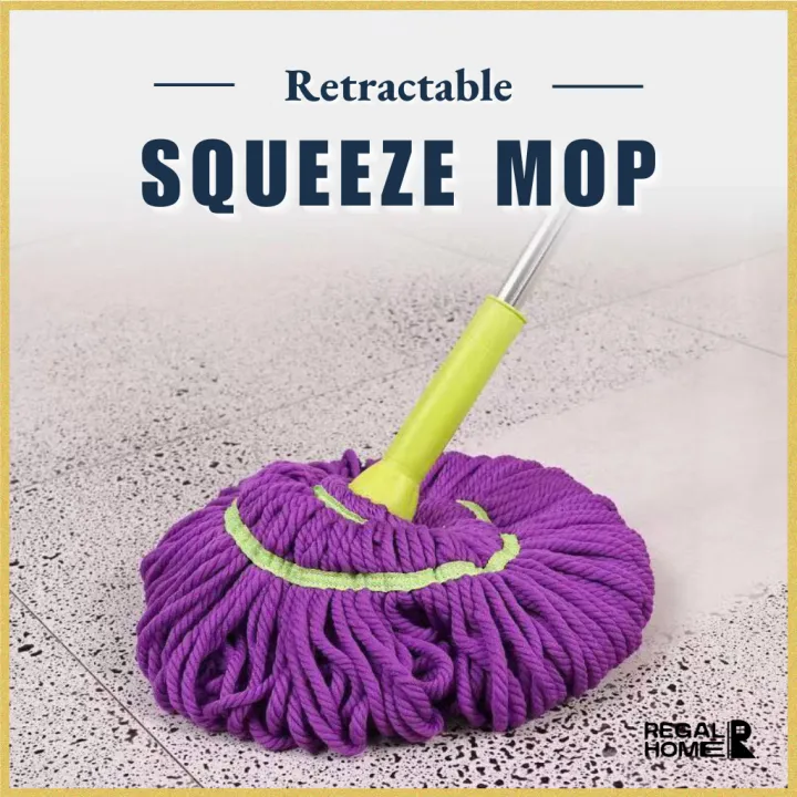 Retractable Magic Squeeze Mop Easy Cleaning Self-wash Squeezing Mop ...