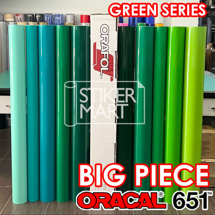 Stikermart Oracal 651 Big Piece Sticker - Green Sticker - Outdoor Vinyl ...