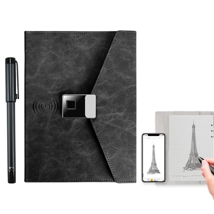 Smart Technology Notebook Diary With Powerbank Wireless Charger Smart ...