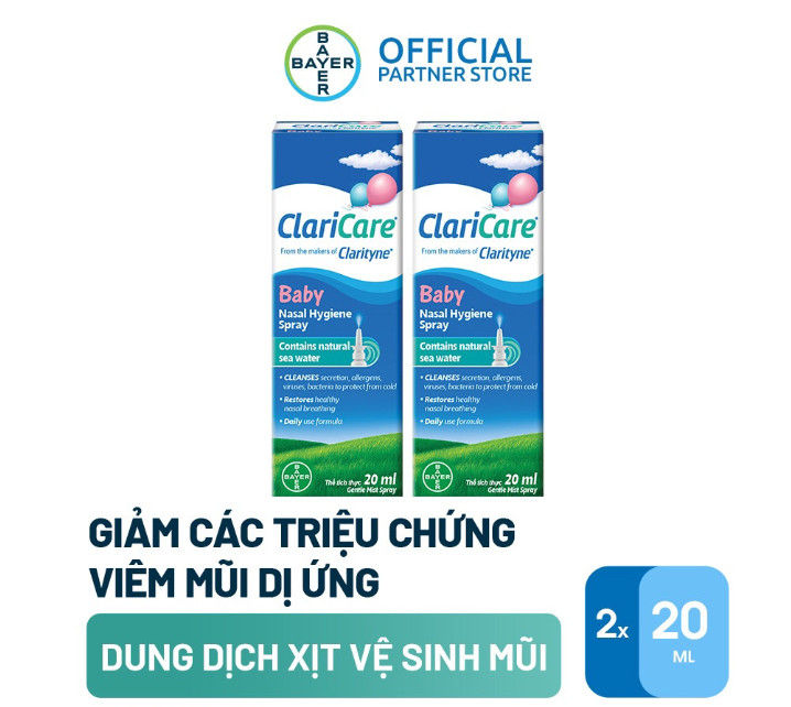 Dung dịch vệ sinh mũi cho trẻ em CLARICARE BABY | Lazada.vn