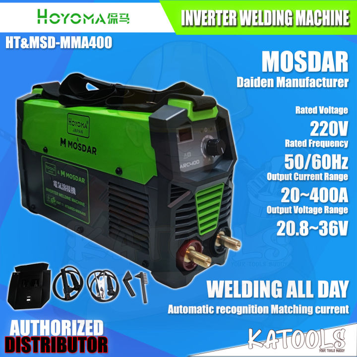 HOYOMA MOSDAR 400A Inverter Welding Machine IGBT Technology Welding All ...
