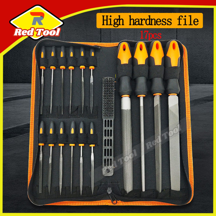 17Pcs metal file set, used to shape metal, wood and tools. Needle file ...