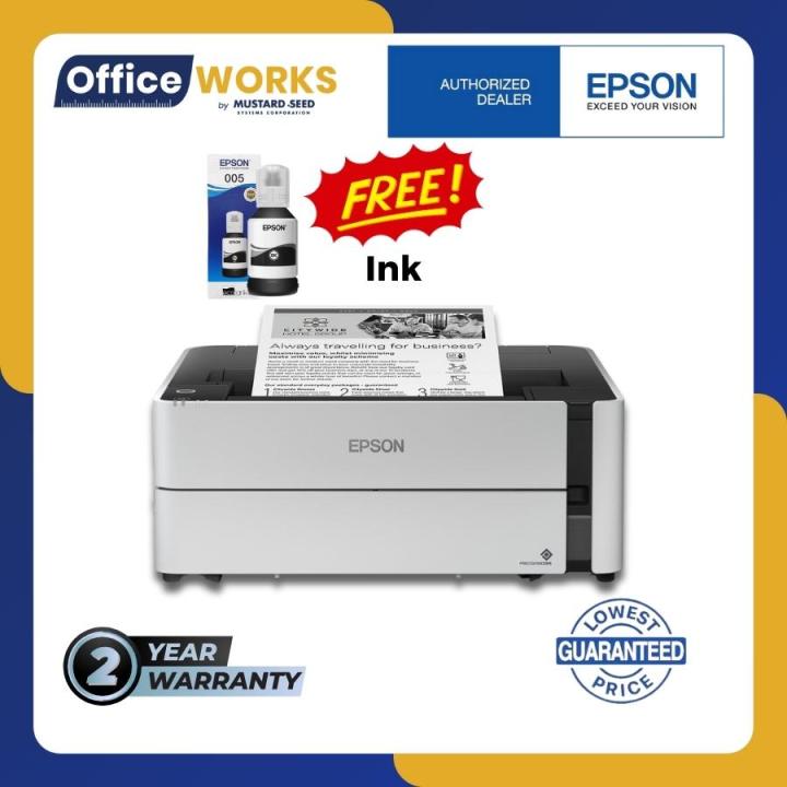 Epson Printer / Epson Eco Tank M1140 Single Function Monochrome ...