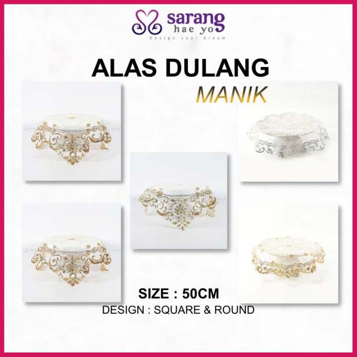 Alas Dulang Exclusive Satin Labuci Manik Dulang Hantaran Kahwin Tunang ...