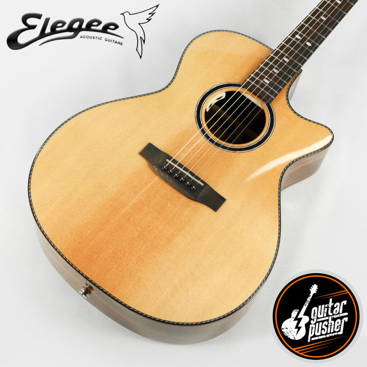 Elegee Adarna Solid Sitka Spruce Top Grand Auditorium Acoustic-Electric ...