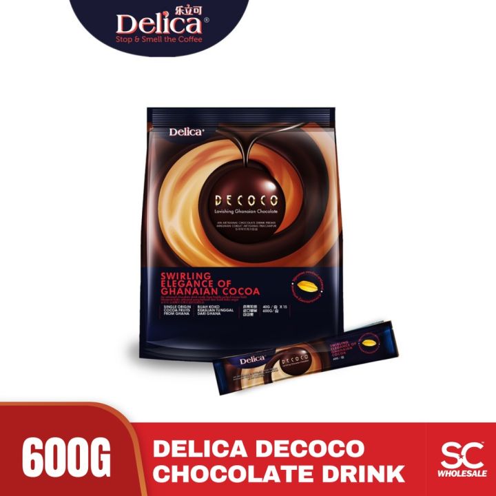 Delica Decoco Artisanal Chocolate Drink 600g (15's x 40g) | Lazada