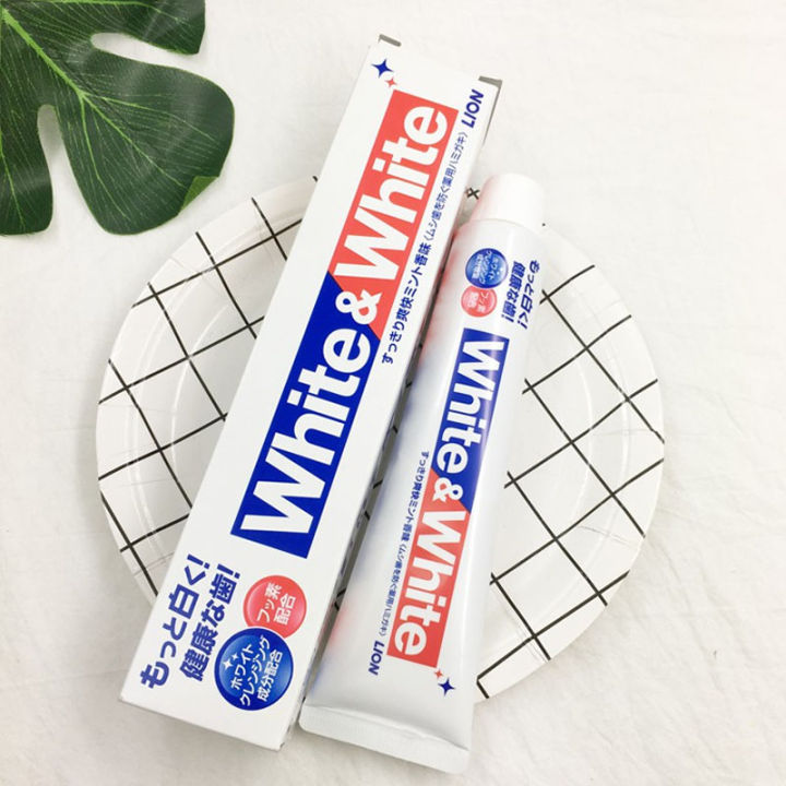 Japan Lion White & White toothpaste | Lazada PH
