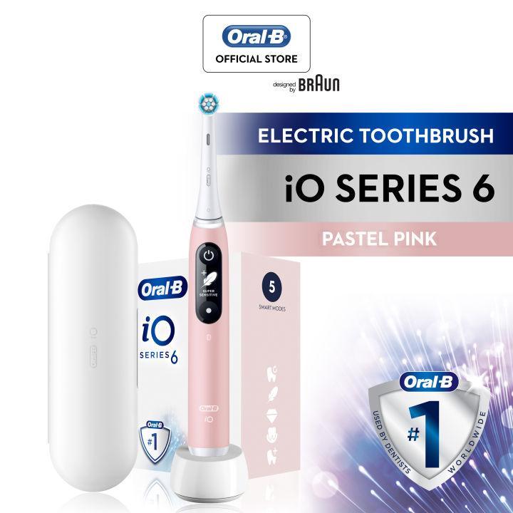 Oral-B iO Series 6 Electric Toothbrush with Micro Vibration Bluetooth A ...
