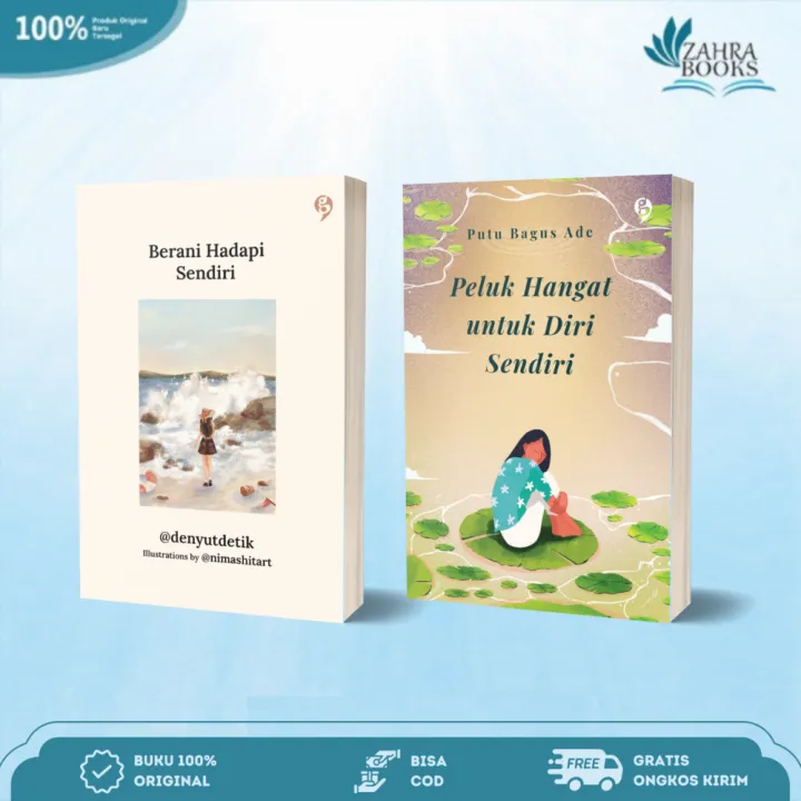 Buku Berani Hadapi Sendiri & Buku Peluk Hangat Untuk Diri Sendiri ...