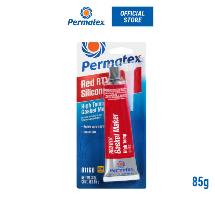 Permatex High-Temp Red RTV Silicone Gasket Maker - 26BR เปอร์มาเท็กซ์ ...