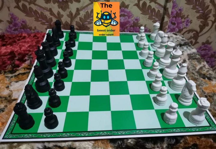 Chess set with manual, instruction and description for beginners ...