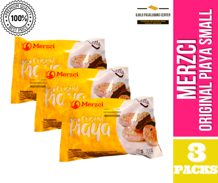 MERZCI PASALUBONG Original Piaya Small Pack 5pcs/pack (3 PACKS ...