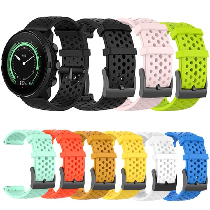 24mm Silicone Watch Band for Suunto 9/7/D5/Spartan Sport/Wrist HR Sport ... 24mm Silicone Watch Band for Suunto 9/7/D5/Spartan Sport/Wrist HR Sport ...