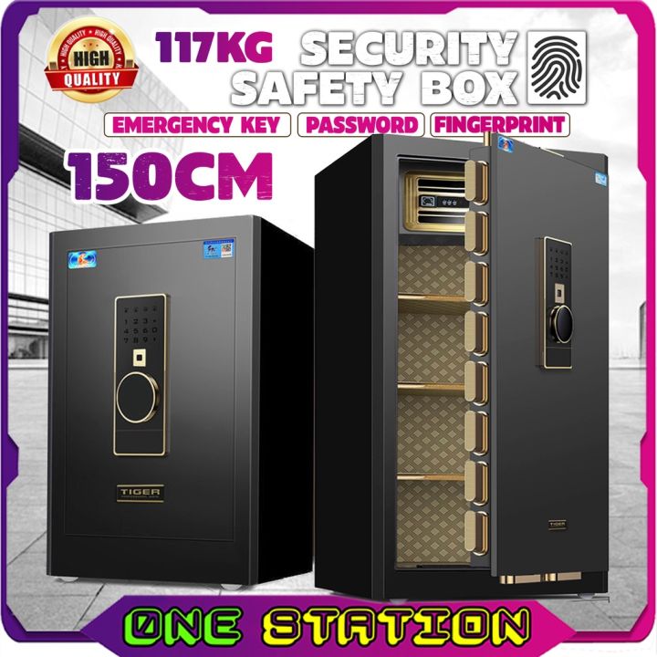 150CM Safety Box Fingerprint Digital Safety Box Money Box With Lock ...