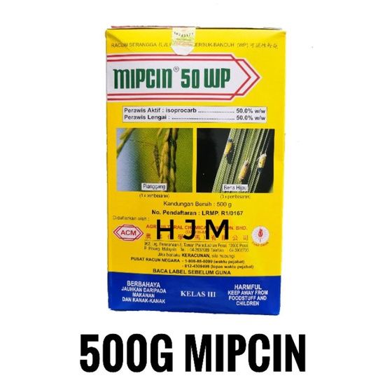 MIPCIN 50WP (500g) isopocarb / racun belalang / racun kesing / racun ...