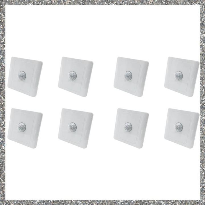 (NFHU) 8X PIR Infrared Motion Sensor Switch 220V Auto Control LED Lamp ...